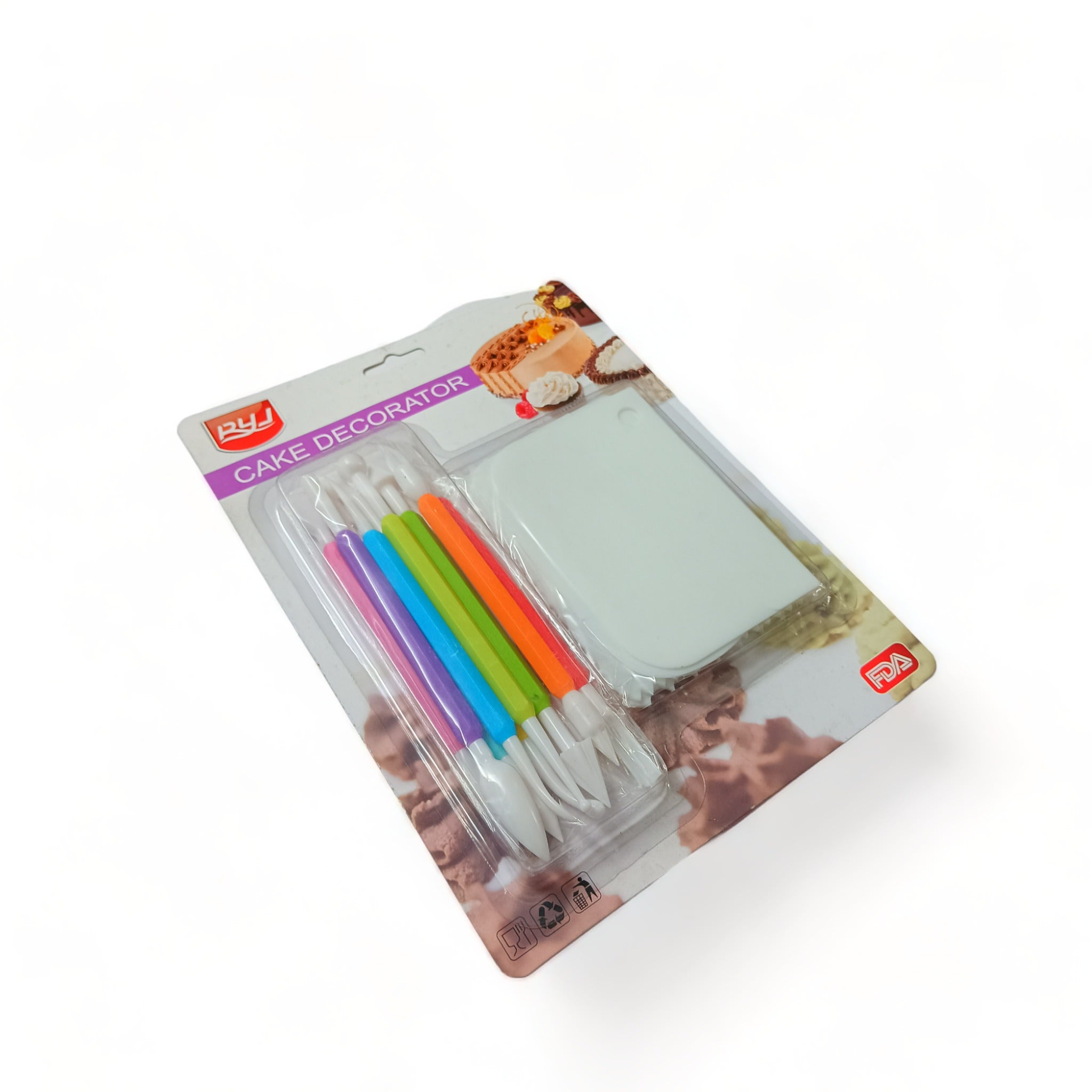 Fondant Tools With Scrapper Set– Easy Bakes