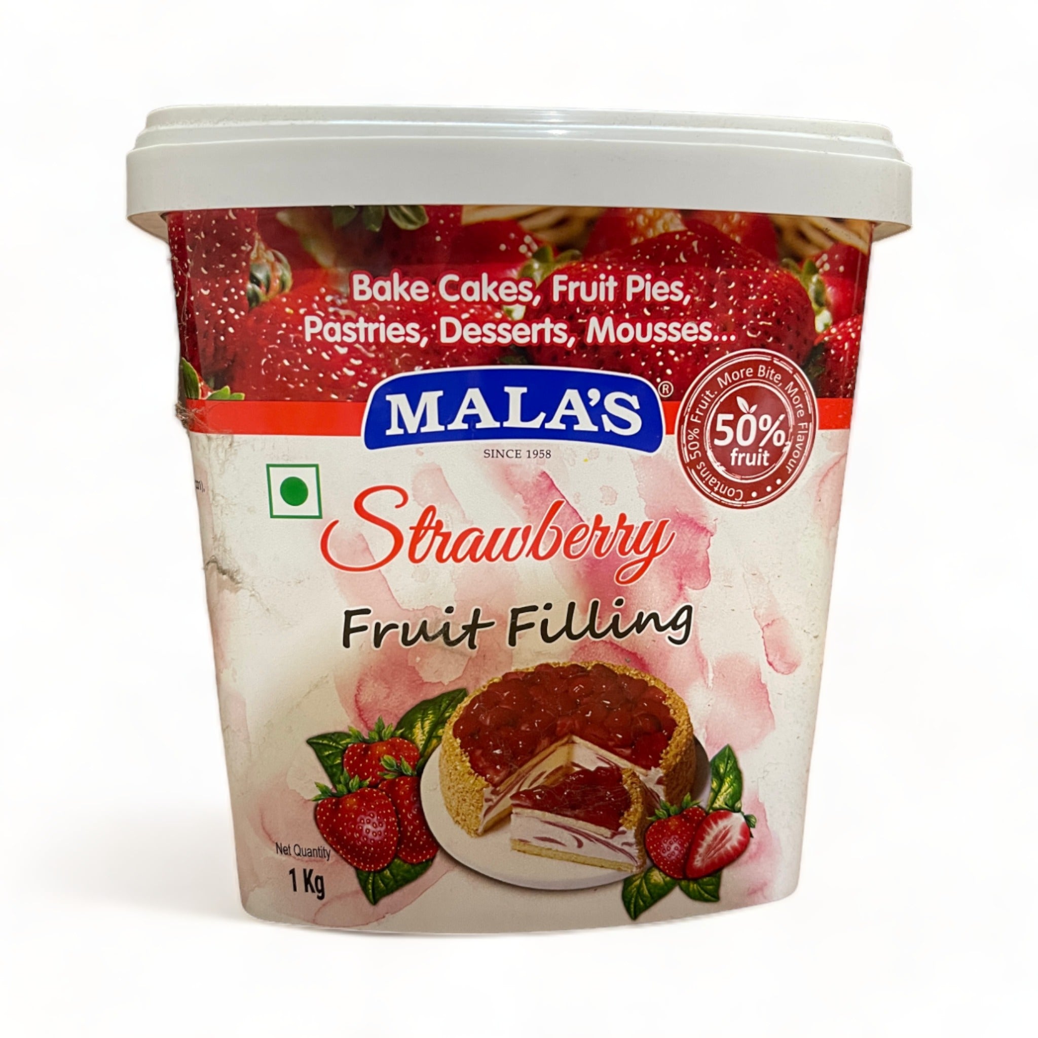 Malas Strawberry Fruit Filling 1kg– Easy Bakes