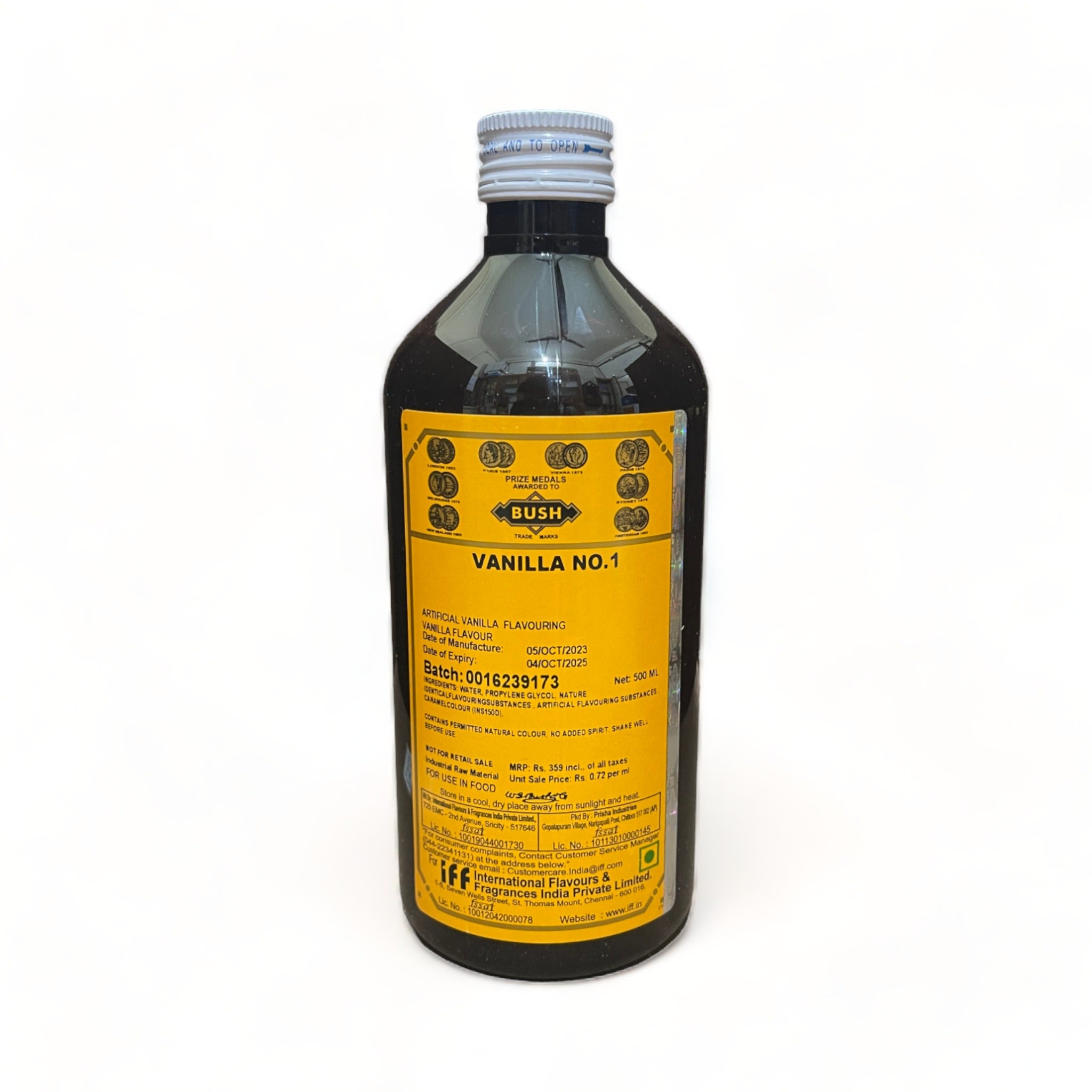 IFF Vanilla Flavour No 1 500ml– Easy Bakes