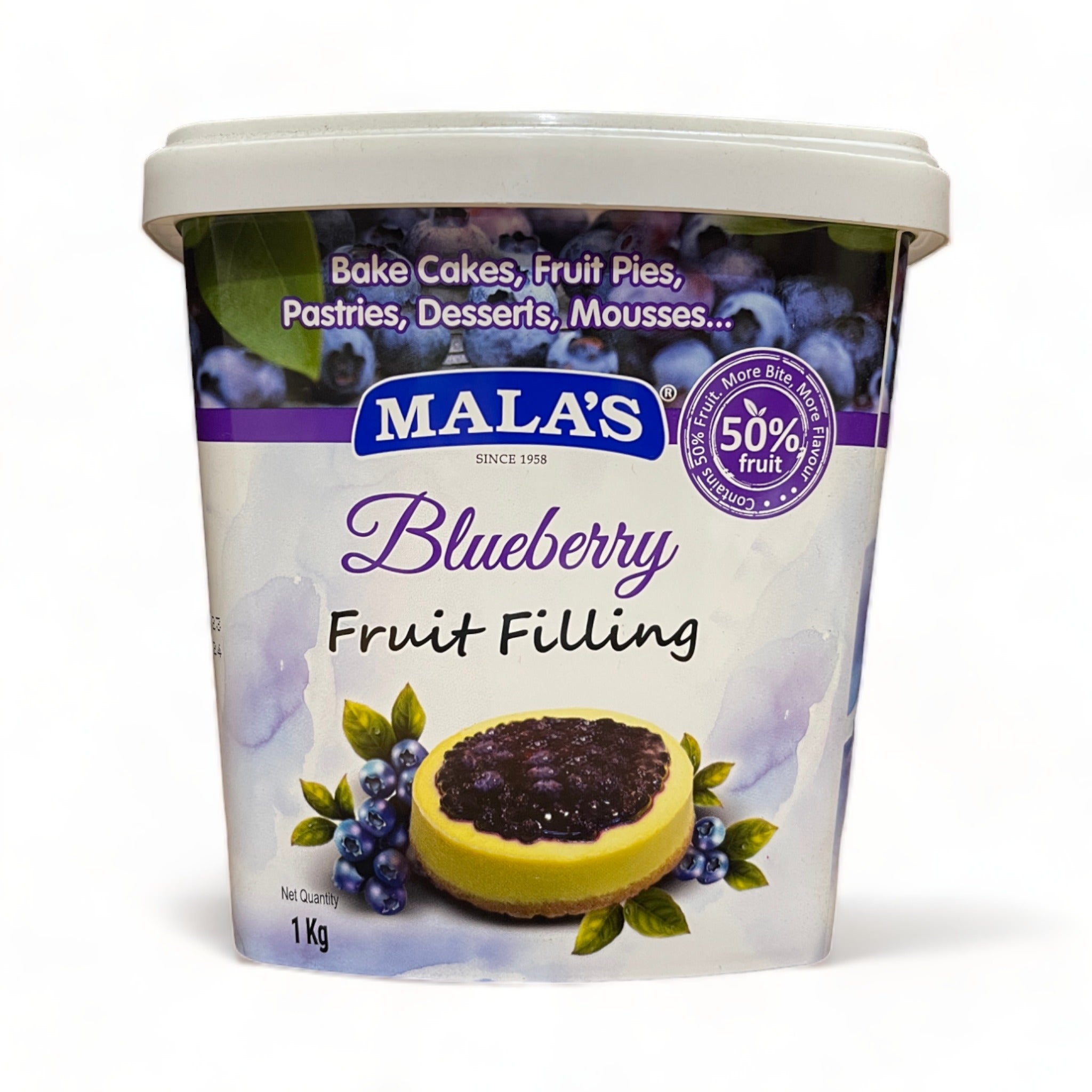 Malas Blueberry Fruit Filling 1kg– Easy Bakes