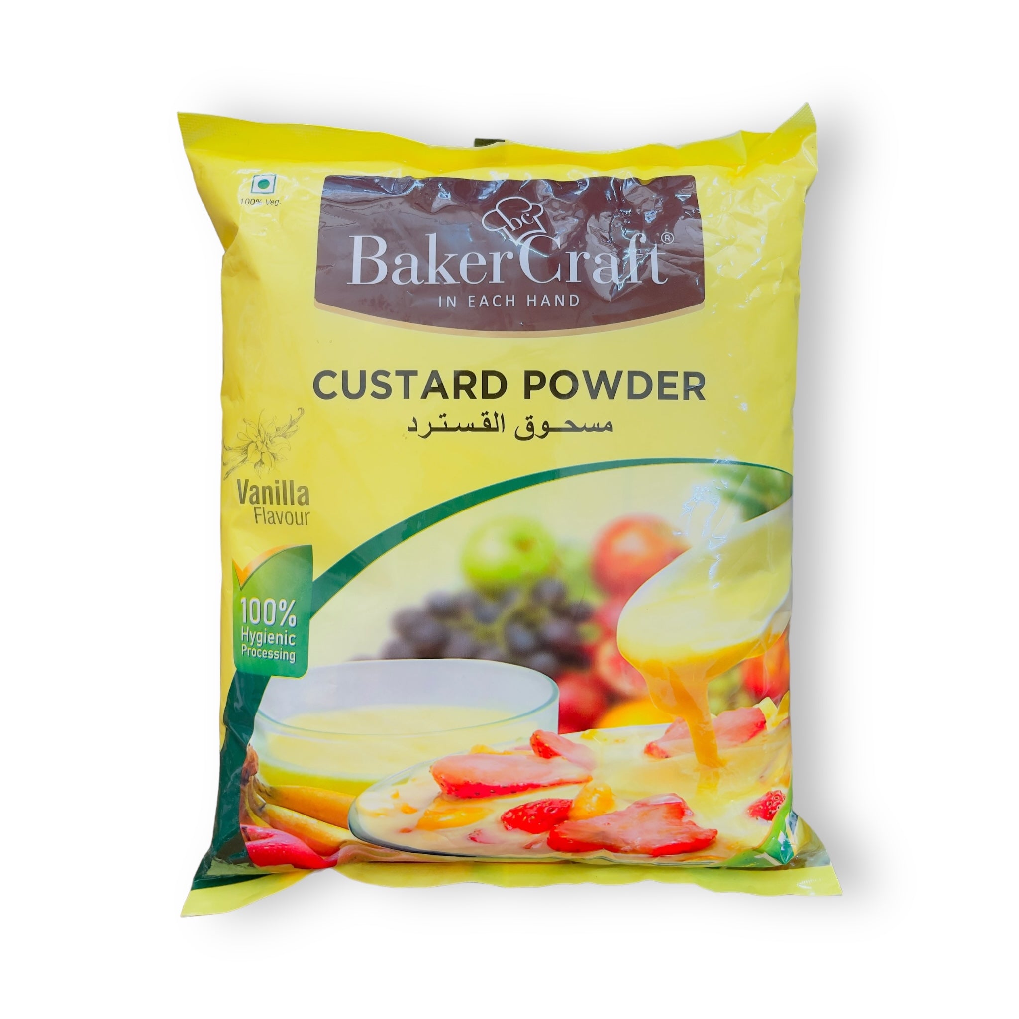 BakerCraft Custard Powder Vanilla Flavor 1 Kg– Easy Bakes
